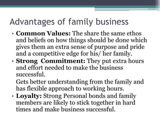 Family business in india | PPTX