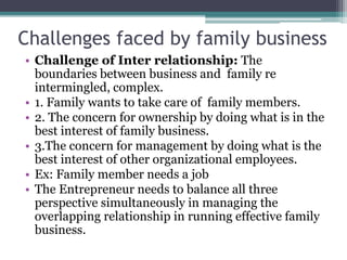 Family business in india | PPTX