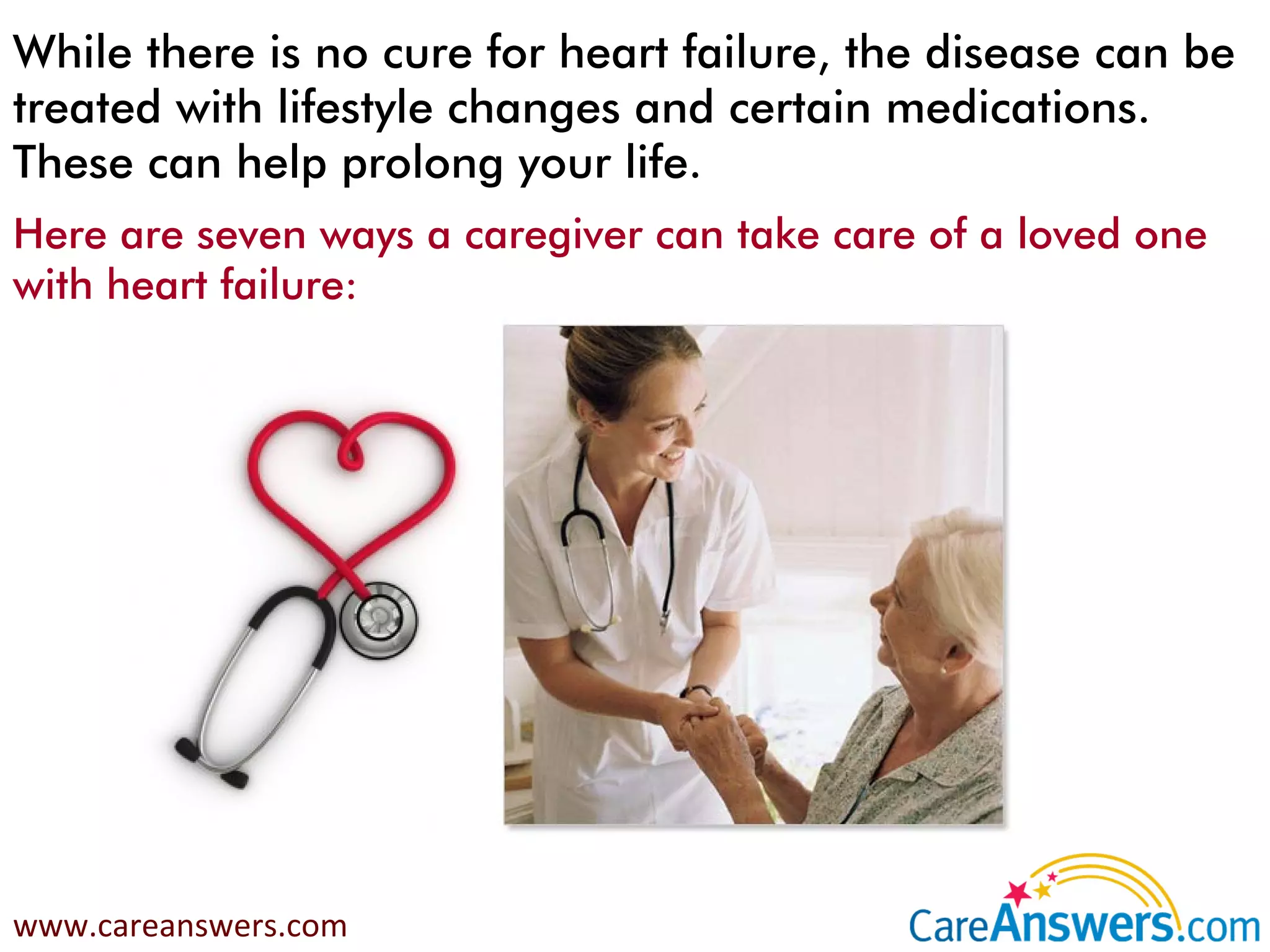 Family Caregiver Tips for Heart Failure | PPT