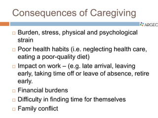 ARGEC: Family Caregiving for Older Adults | PDF
