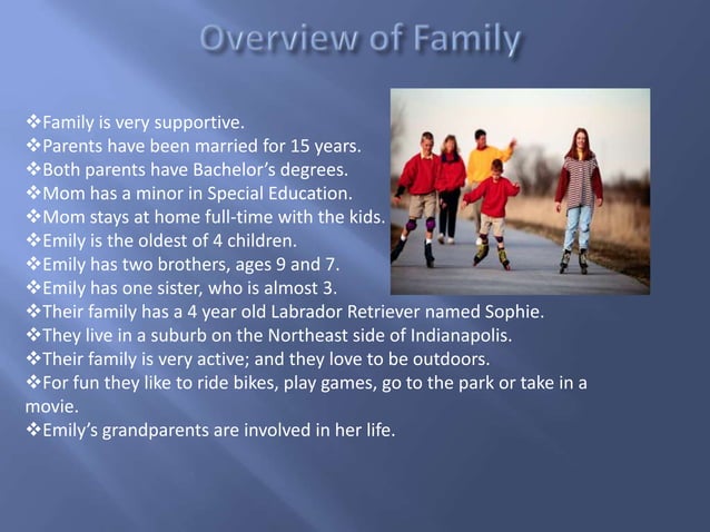 Family case study | PPTX