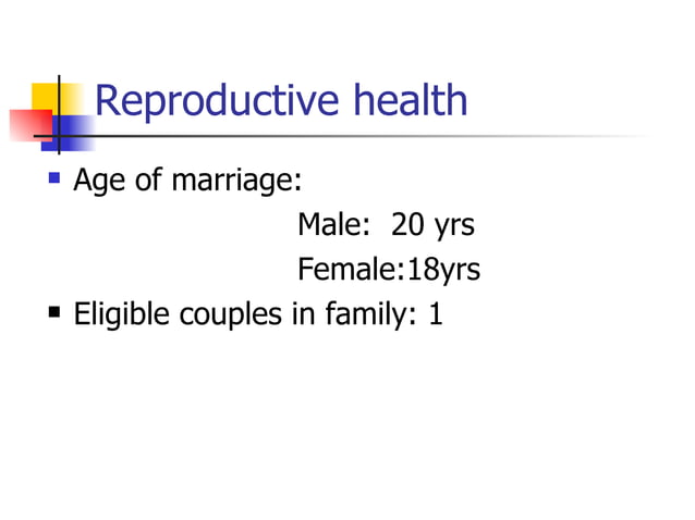 Family case study presentation | PPT