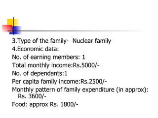 Family case study presentation | PPT