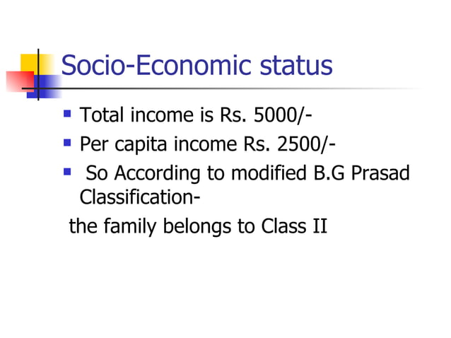 Family case study presentation | PPT