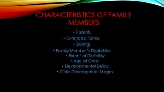 Family characteristics | PPTX