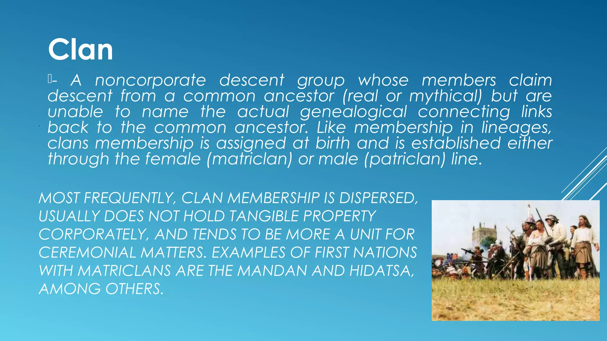 Family, clan tribe | PPT