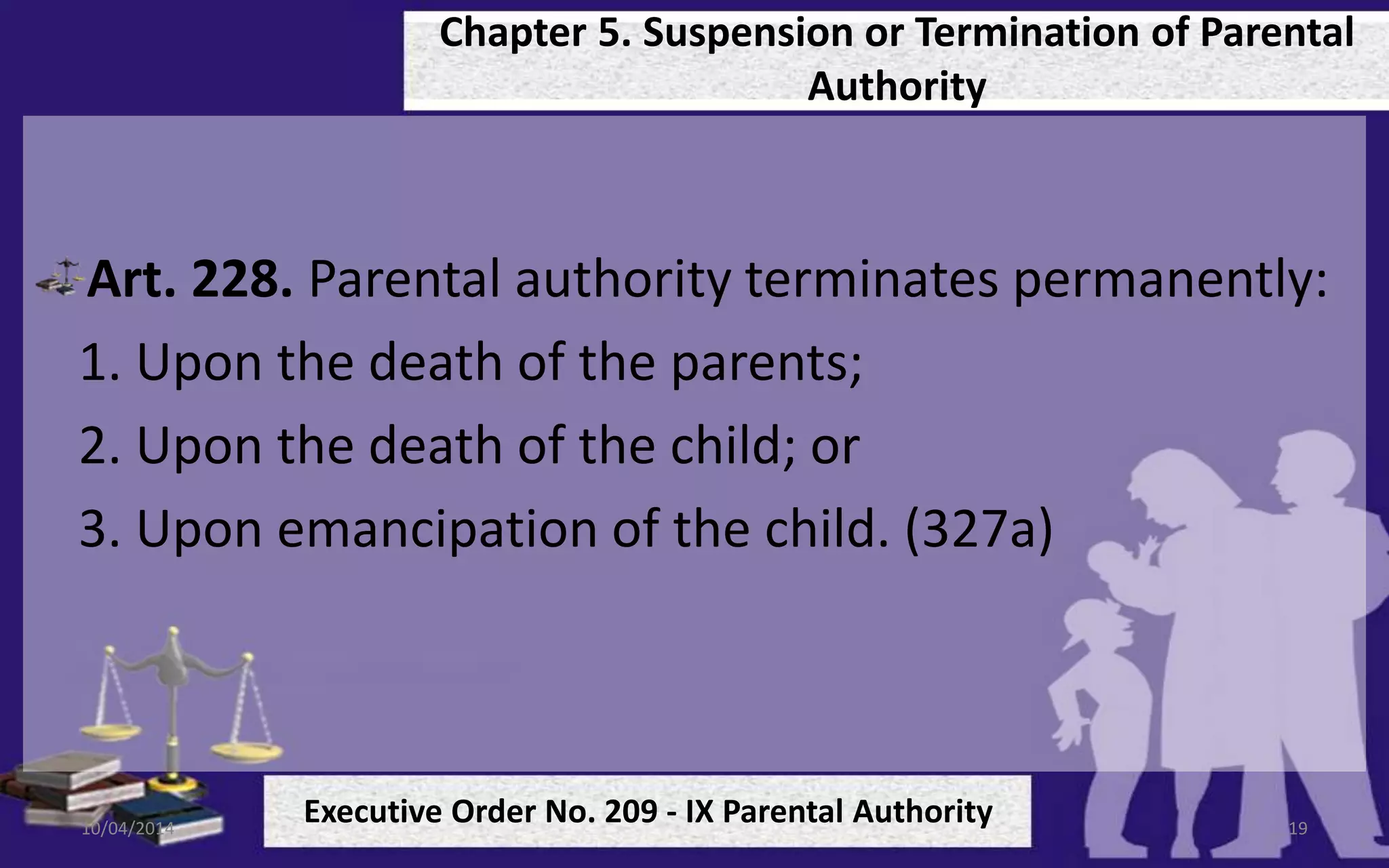 Family code of the Philippines (Executive No. 209 July 6, 1987) | PPTX