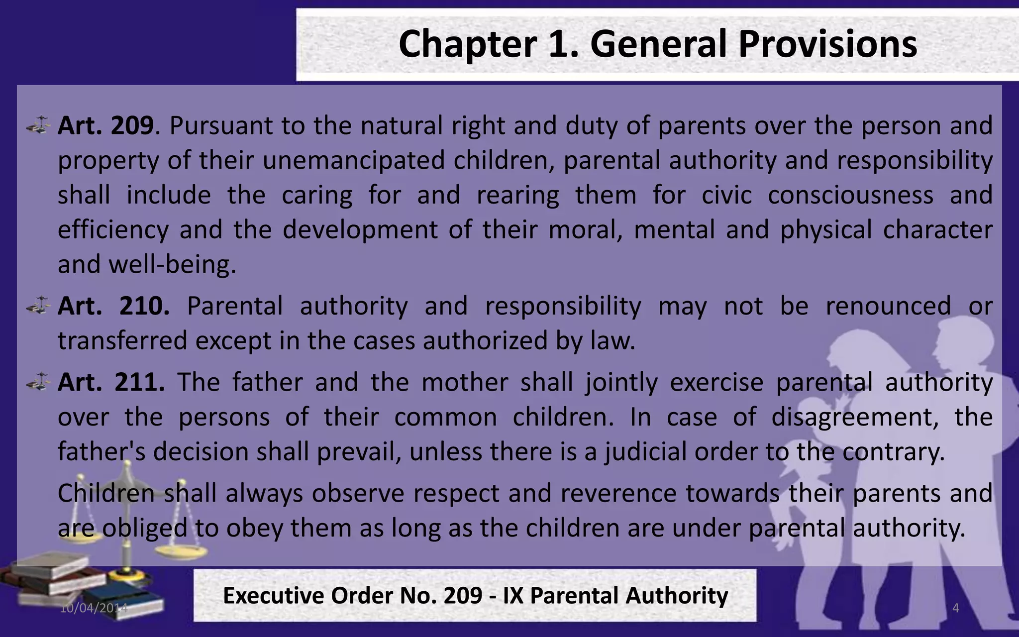 Family code of the Philippines (Executive No. 209 July 6, 1987) | PPTX