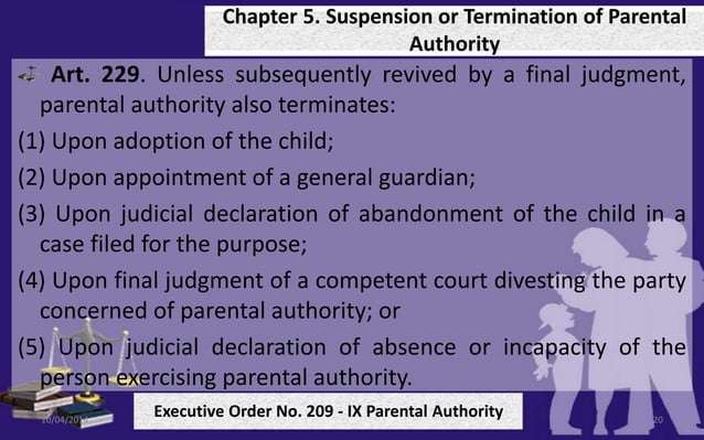 Family code of the Philippines (Executive No. 209 July 6, 1987) | PPTX ...