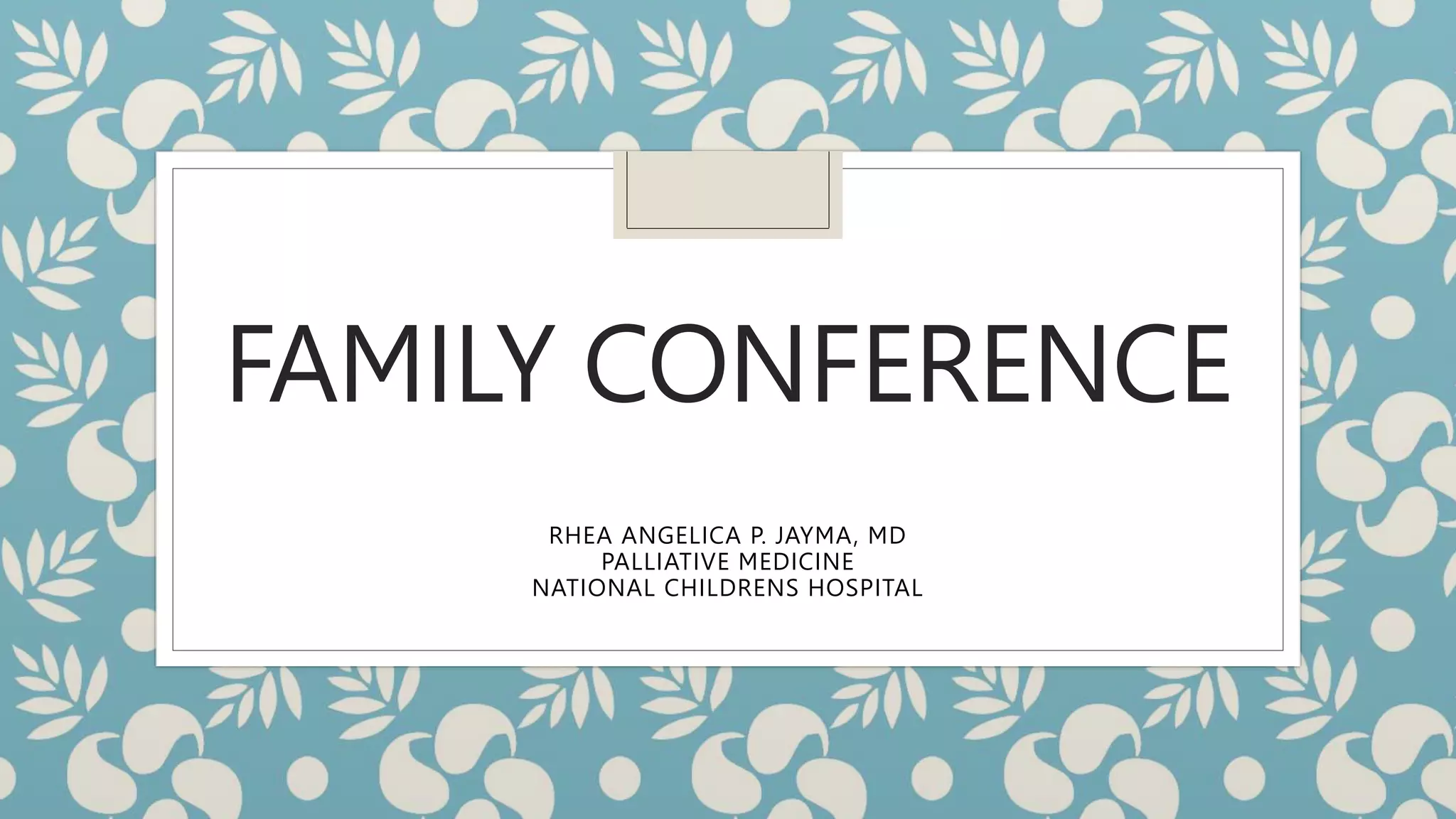 family conference.pptx