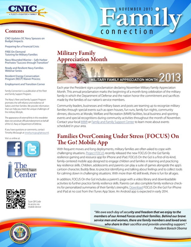 Family Connection Newsletter November 2013 | PDF