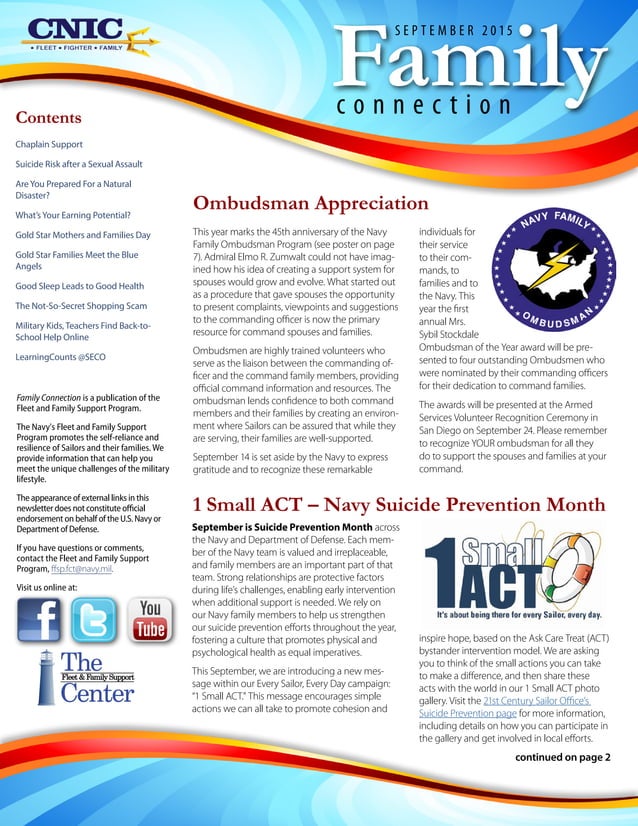 Family Connection Newsletter September 2015 | PDF