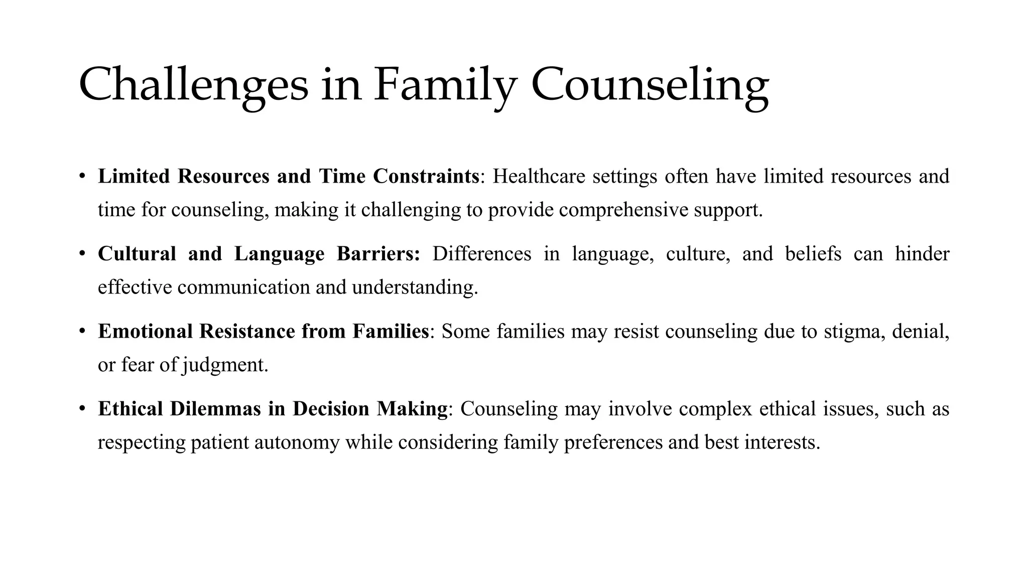Family counselling In ICU and management.pptx
