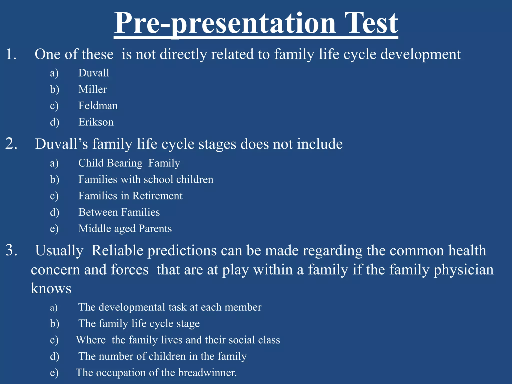Family life cycle | PPTX