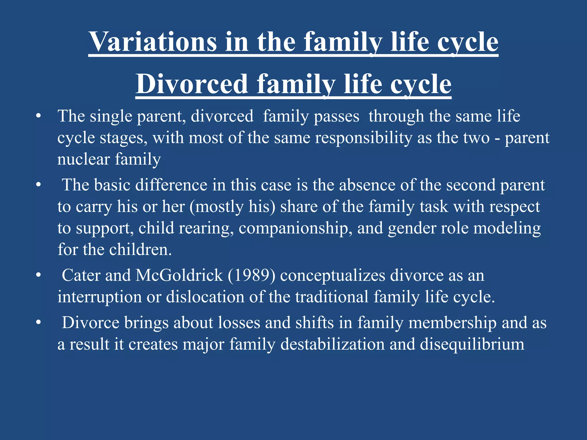 Family life cycle | PPTX