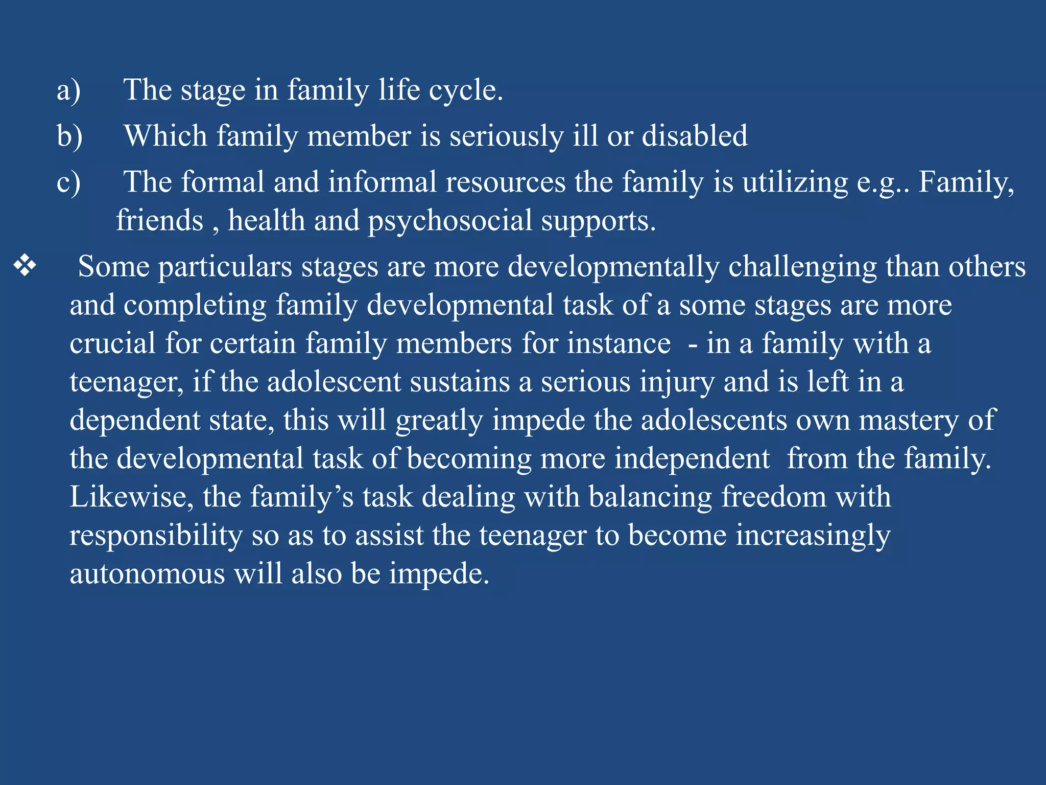 Family life cycle | PPTX