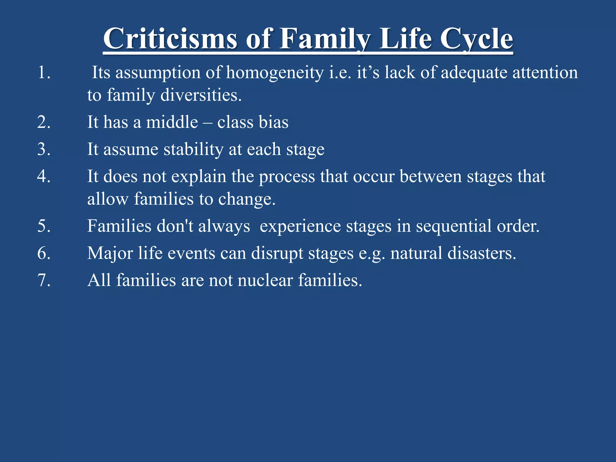 Family life cycle | PPTX