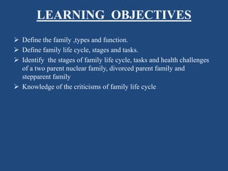 Family life cycle | PPTX