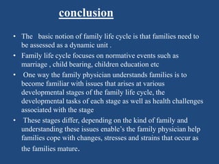 Family life cycle | PPTX