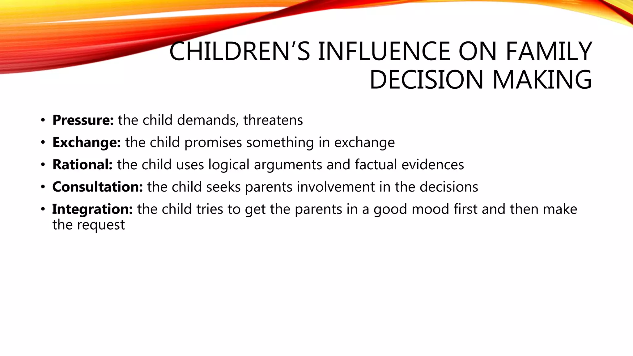 Family decision making and family life cycle in consumer behavior ...