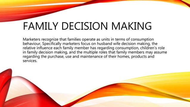 Family decision making and family life cycle in consumer behavior ...
