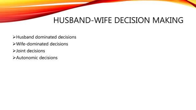 Family decision making and family life cycle in consumer behavior ...