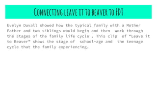 Family development theory (4) | PPTX