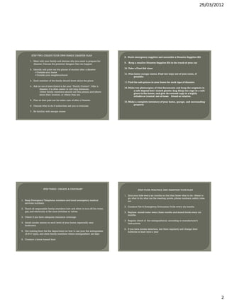 Family disaster plan | PDF