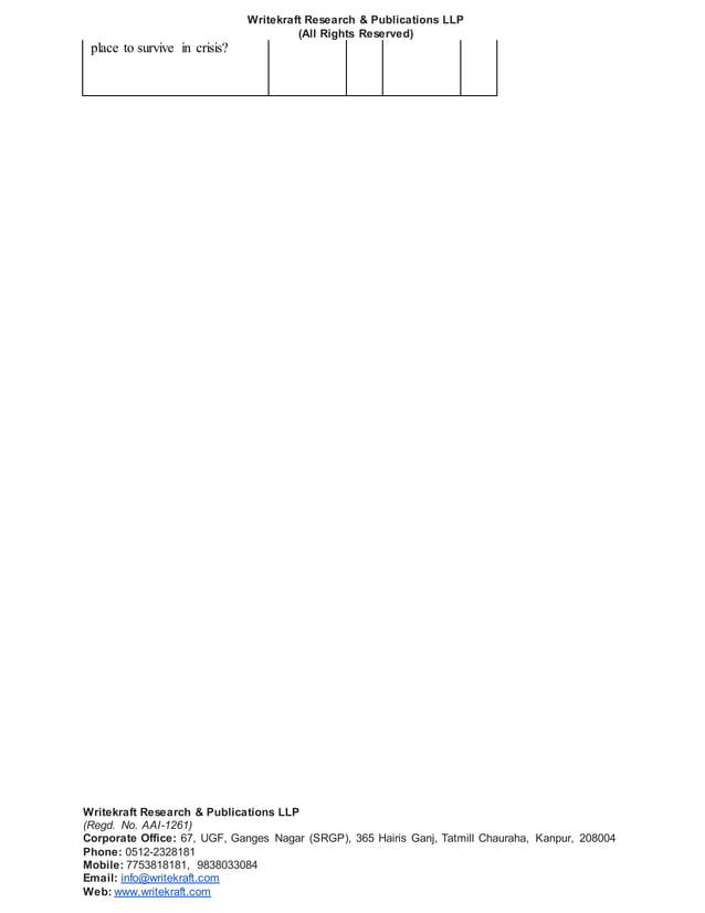 Family disaster risk management plan [www.writekraft.com] | PDF