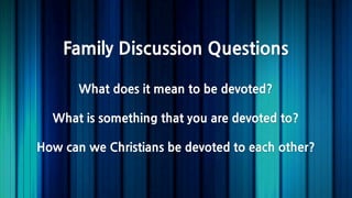 Family discussion guide | PPT