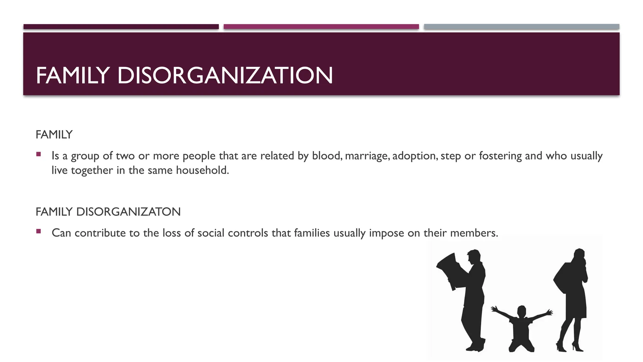 FAMILY DISORGANIZATION.powerpoint presentation | PPTX | Debated ...