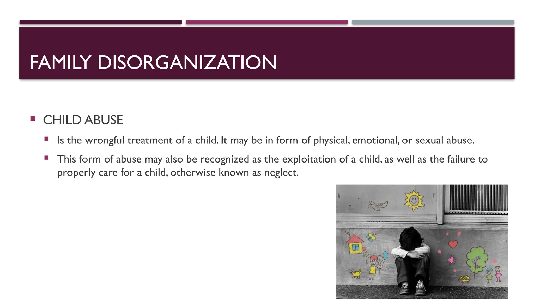 FAMILY DISORGANIZATION.powerpoint presentation | PPTX | Debated Sensitive Social Issues ...