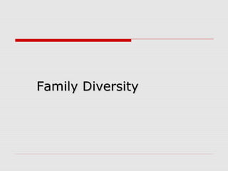 Family diversity lesson | PPT