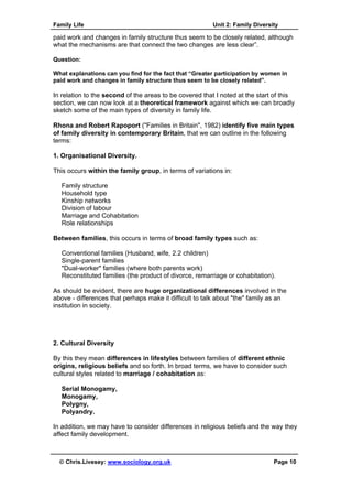 Family diversity teaching notes | PDF