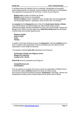 Family diversity teaching notes | PDF