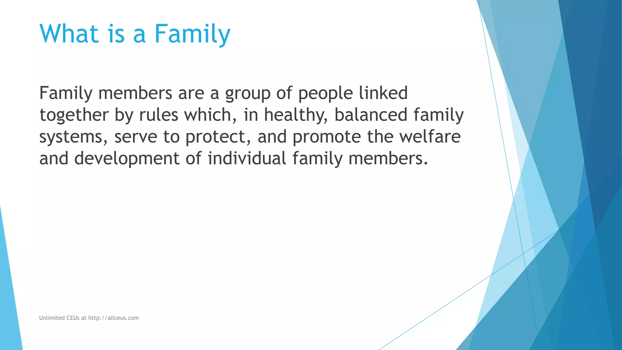 Family dynamics of addiction | PPTX