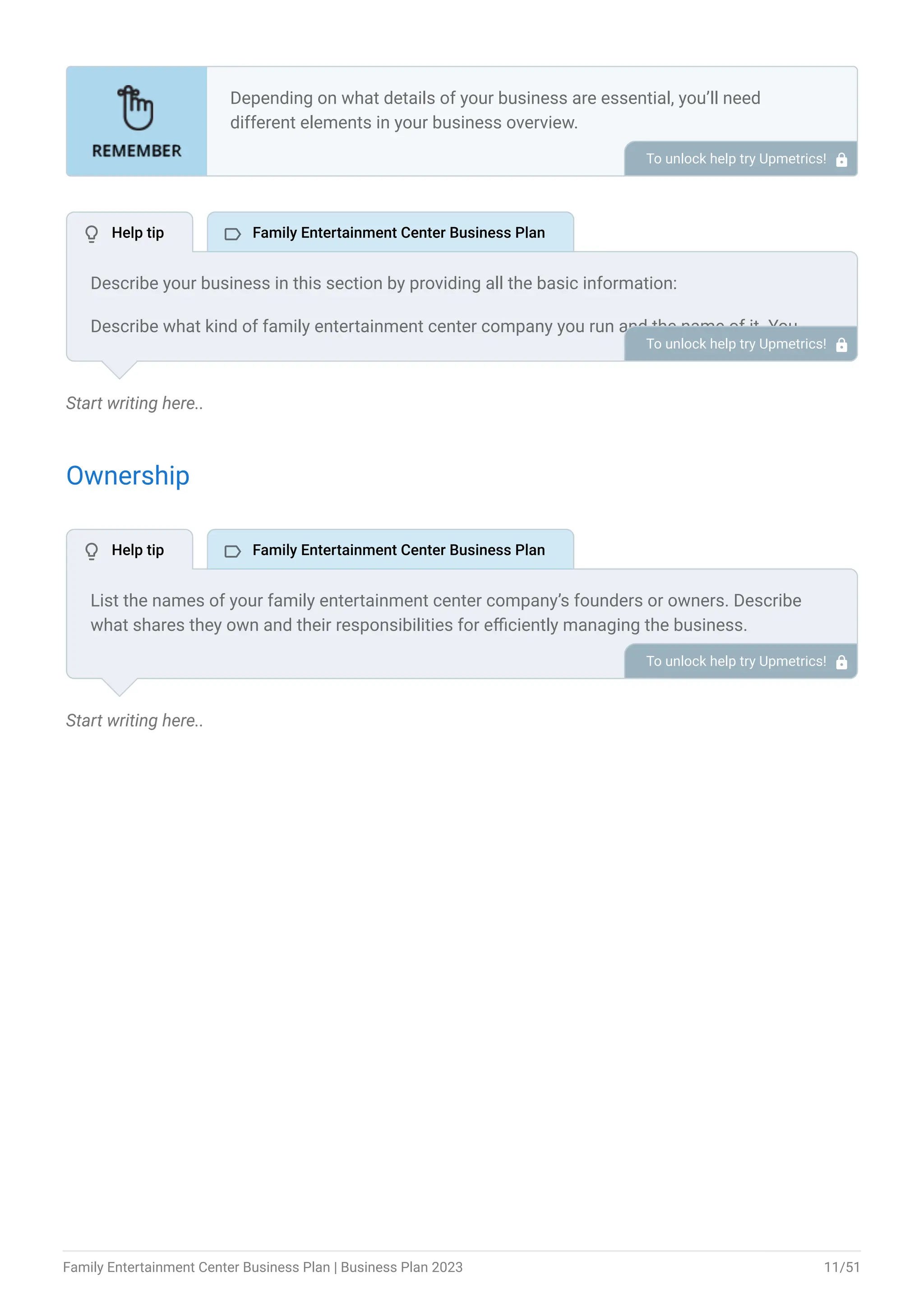 Family Entertainment Center Business Plan | PDF