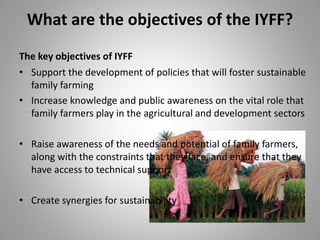 Thematic Presentation on "Family farming" | PPTX