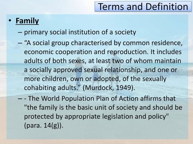 Family as a Social Institution | PPTX