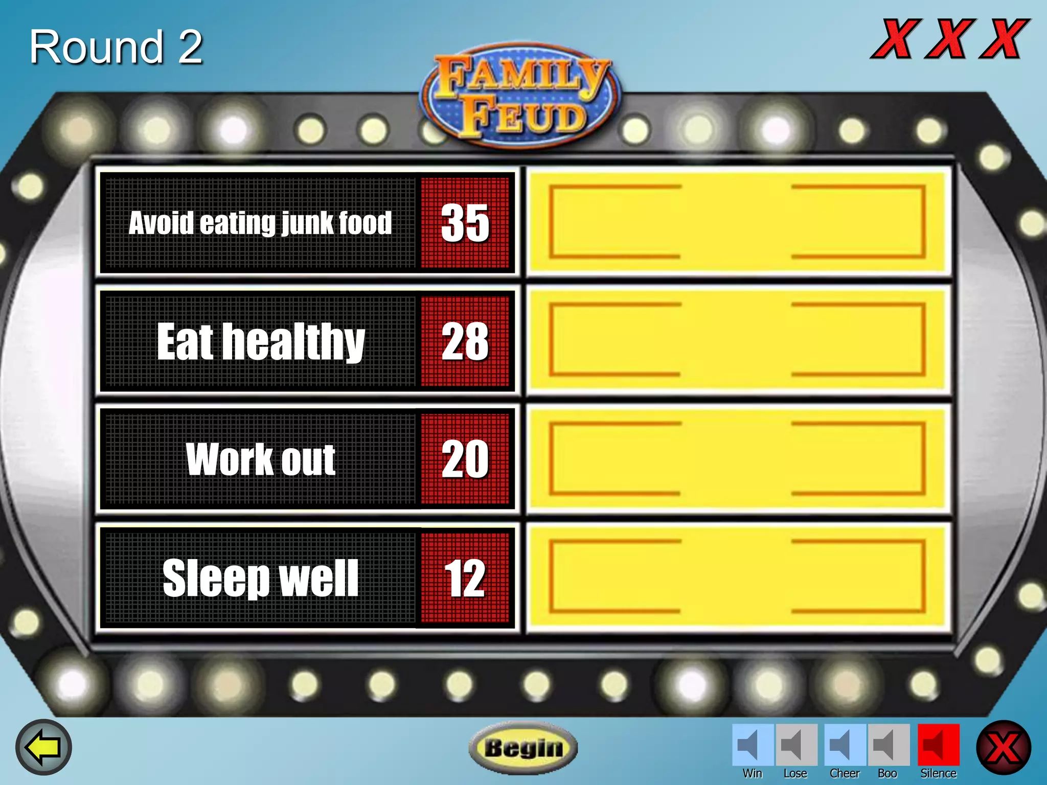 Family feud health and wellness 10 f | PPTX | Medical Health