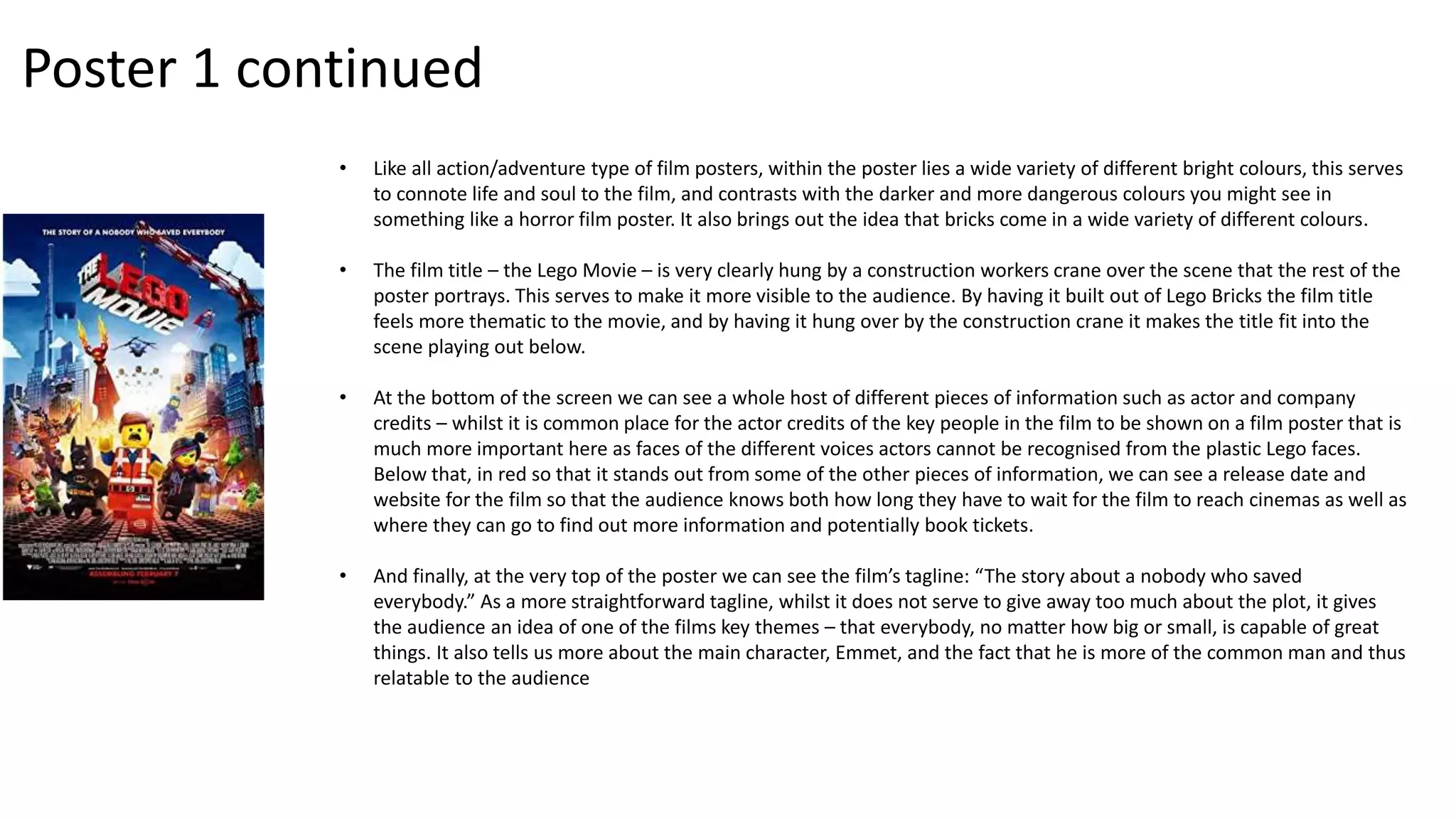 Family film poster analysis | PPTX