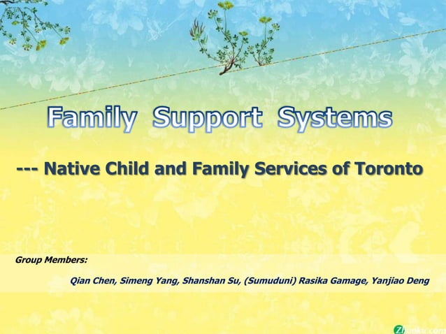 Family support system | PPTX | Adoption and Fostering | Parenting