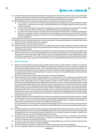 Family Floater Health Guard Policy Wordings | PDF