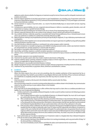 Family Floater Health Guard Policy Wordings | PDF