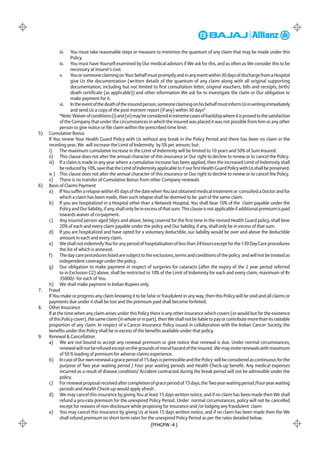 Family Floater Health Guard Policy Wordings | PDF