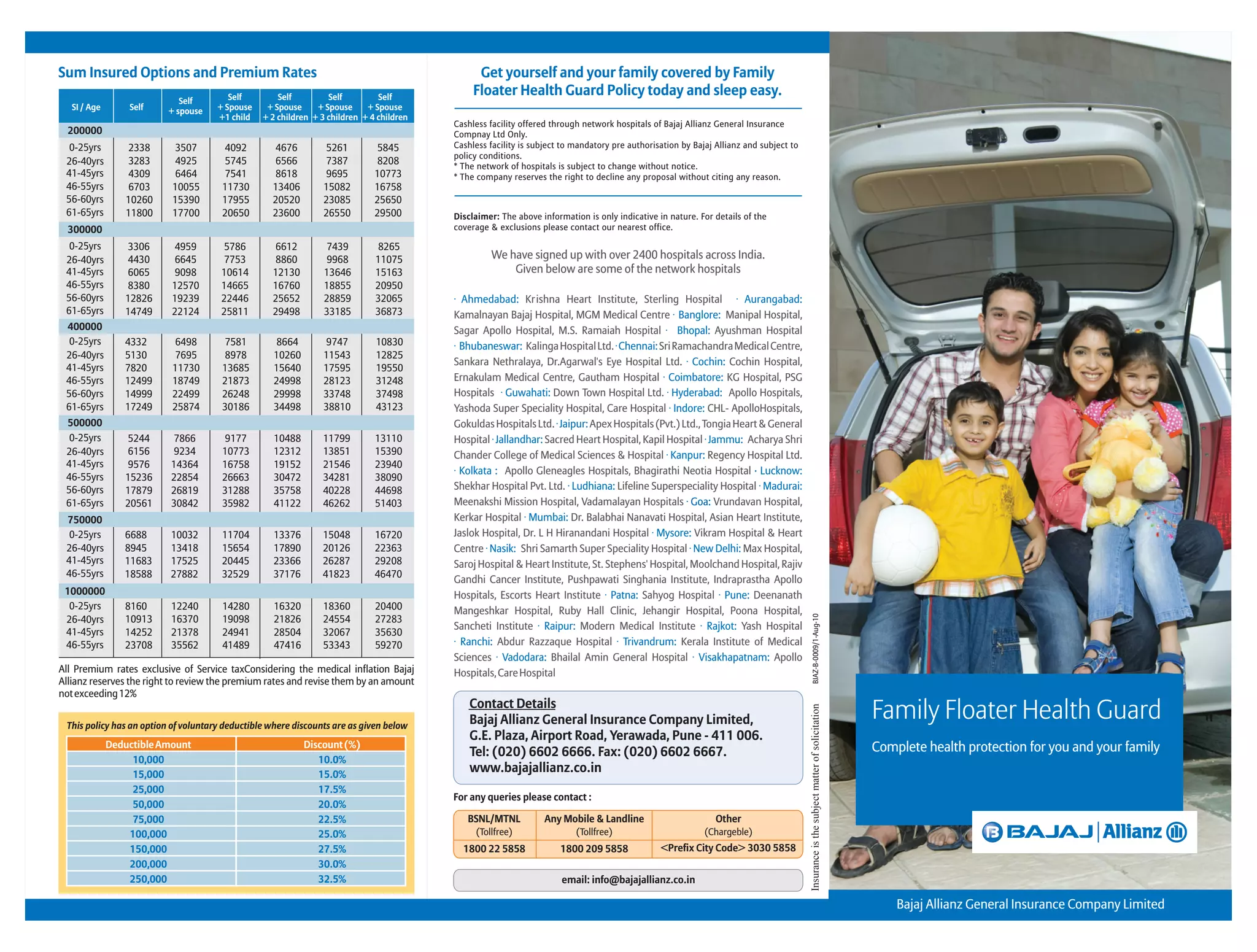 Family Floater Health Guard Brochure | PDF