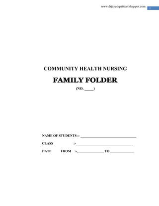 Family folder format | PDF