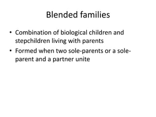 Family functions and types | PPTX