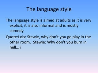 Family Guy Presentation Pptx