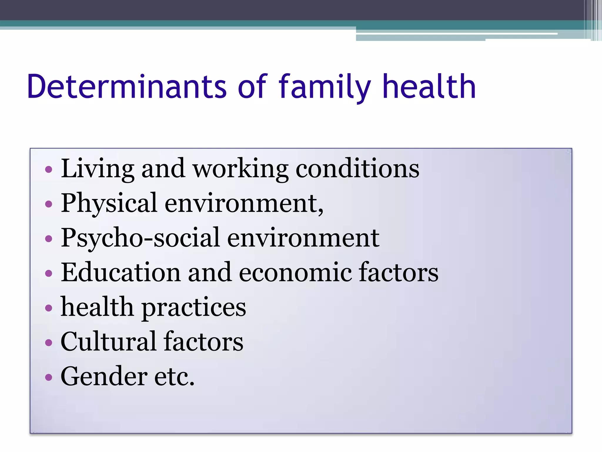 Family health | PPTX
